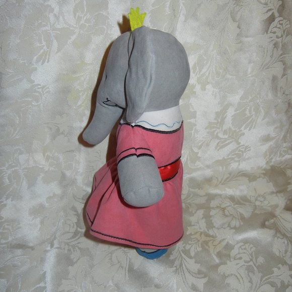 Yottoy | Toys | Vintage Babar The Elephant Queen Celeste Plush Toy ...
